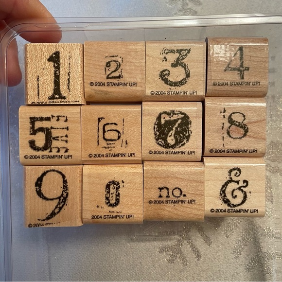 Stampin' Up! | Design | Stampin Up Collage Alphabet Numbers | Poshmark